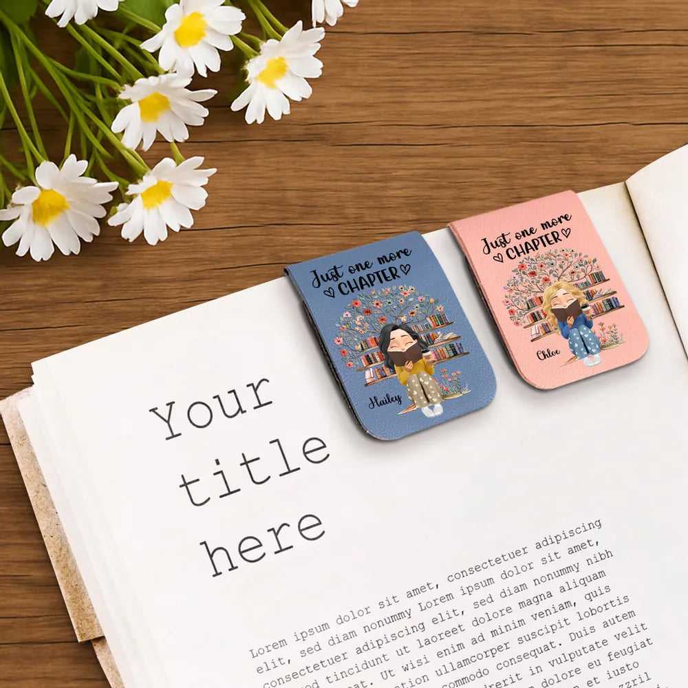 I Promise Just One More - Personalized Custom Leather Bookmark – 我的商店